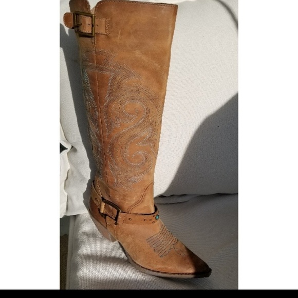 Reba | Shoes | Reba Leather Cowboy Boots | Poshmark